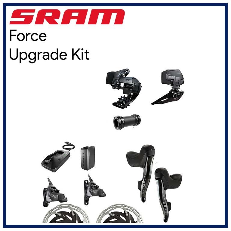 SRAM Force eTap AXS Disc Brake Upgrade Kit / Groupset (w/ Powermeter ...