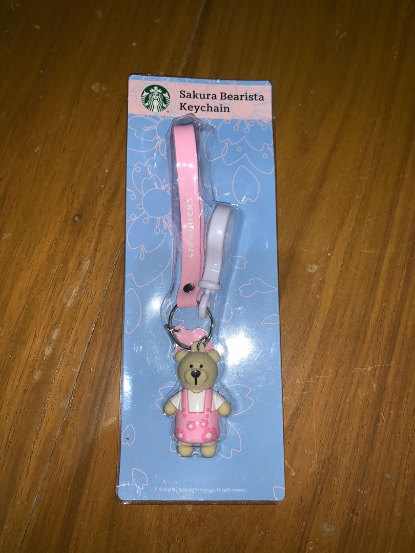 Starbucks Sakura Bearista Keychain, Hobbies & Toys, Toys & Games on Carousell