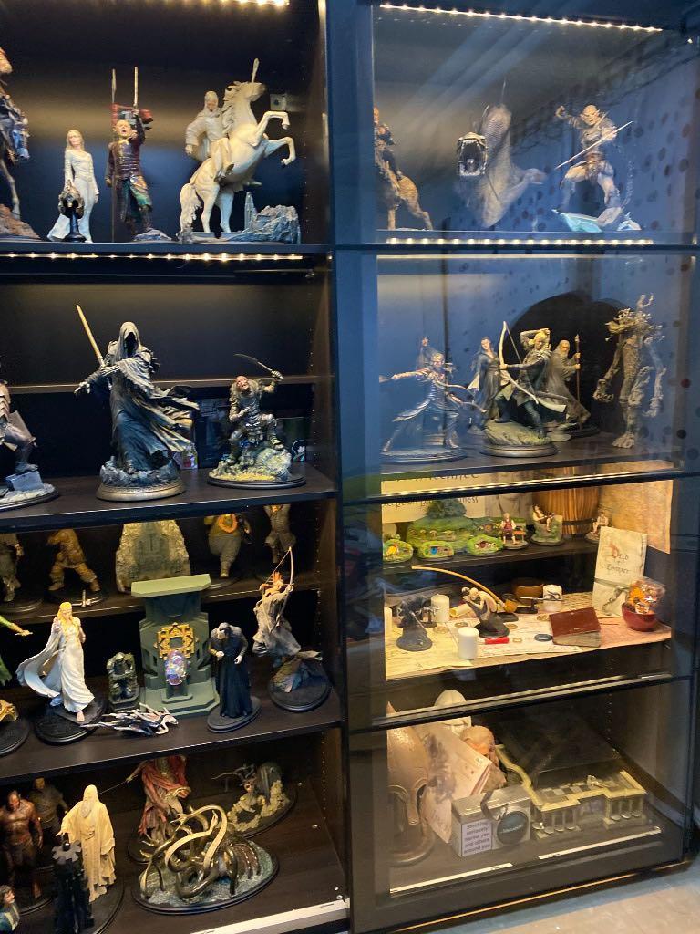 Statue Display Cabinet - IKEA PAX with Sliding Door / Custom Panels ...