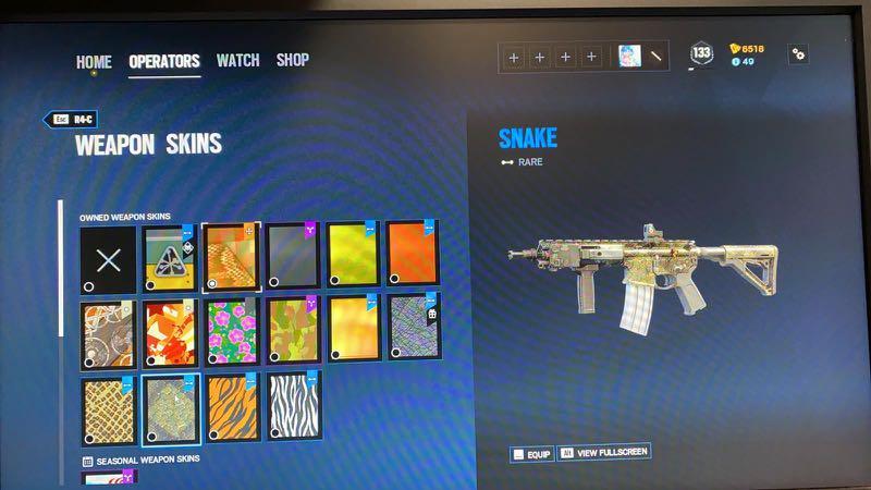 急放！！Steam Pc R6 acc 多角色 少槍skin, 電子遊戲, 遊戲機配件, 遊戲禮物卡及帳戶 - Carousell