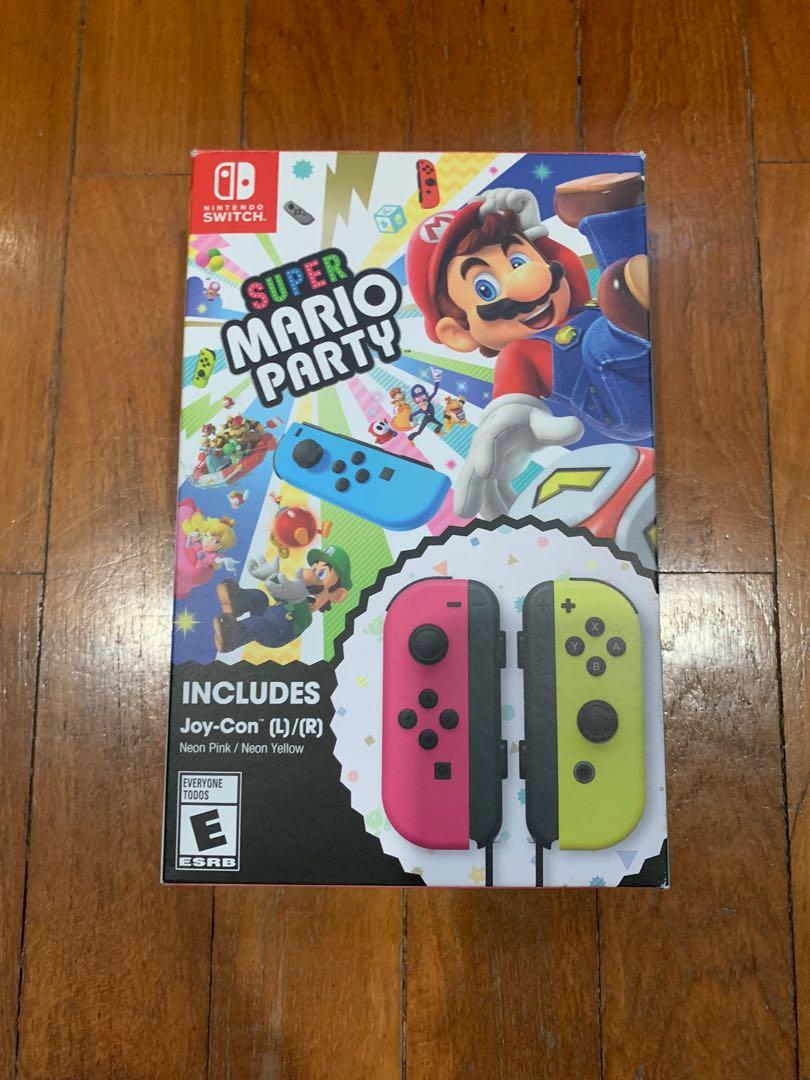 Super Mario party joycons, Video Gaming, Video Games, Nintendo on Carousell