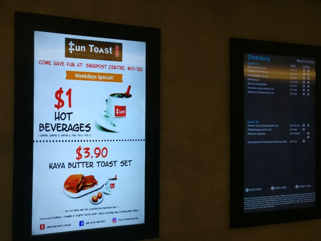 Tv digital menus / signage - Restaurants / billard pool/ cafes ...