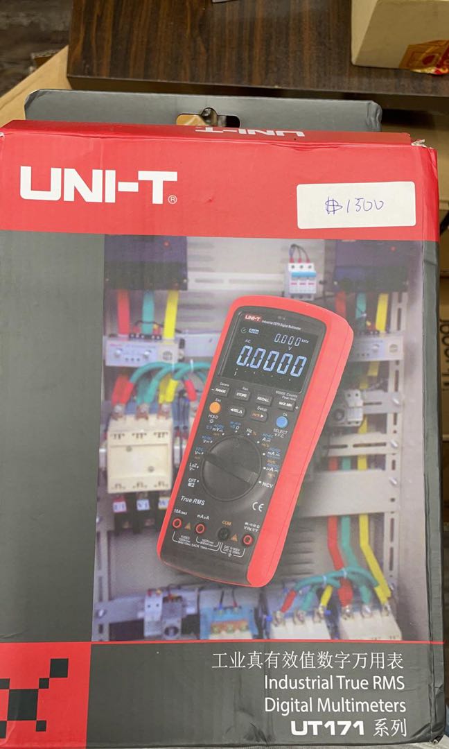 UNI-T Industrial Digital Multimeters UT171C OLED Counts $1500, 傢俬＆家居 ...