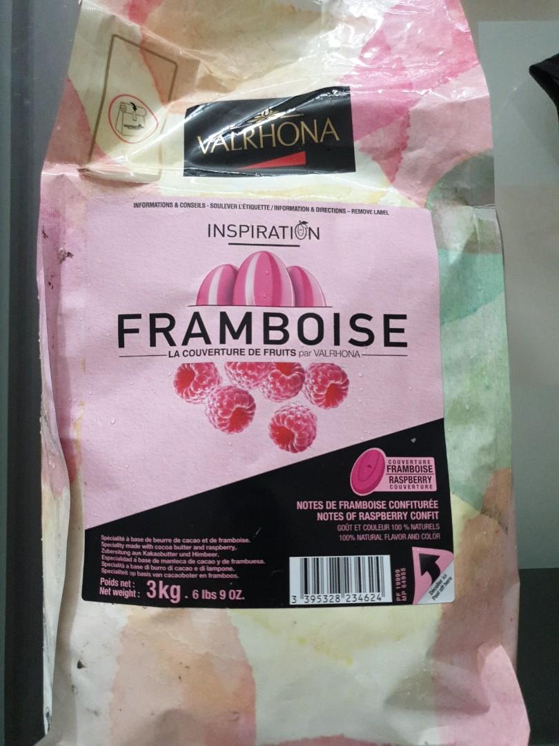 Valrhona raspberry chocolate, Food & Drinks, Homemade Bakes on Carousell
