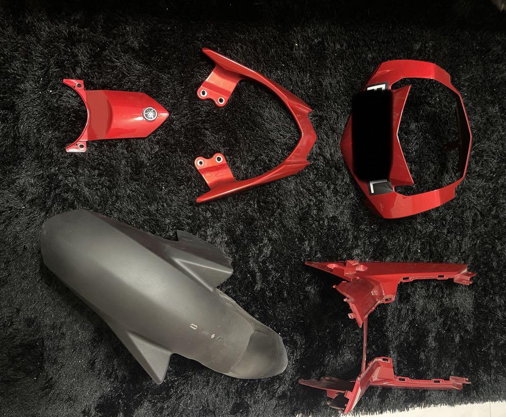Yamaha Sniper Coverset Merah Robot, Motorcycles, Motorcycle Apparel on ...