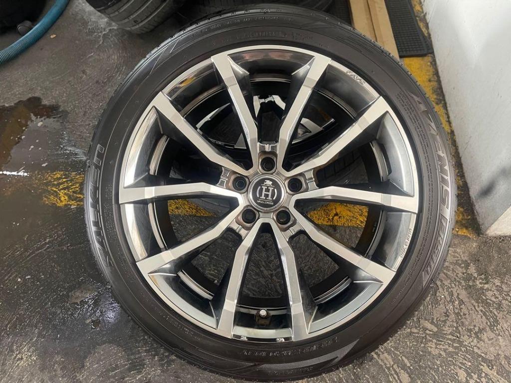 20'' Rays Rim Toyota Harrier, Car Accessories, Tyres & Rims on Carousell