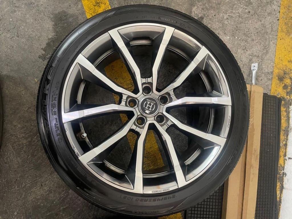 20'' Rays Rim Toyota Harrier, Car Accessories, Tyres & Rims on Carousell