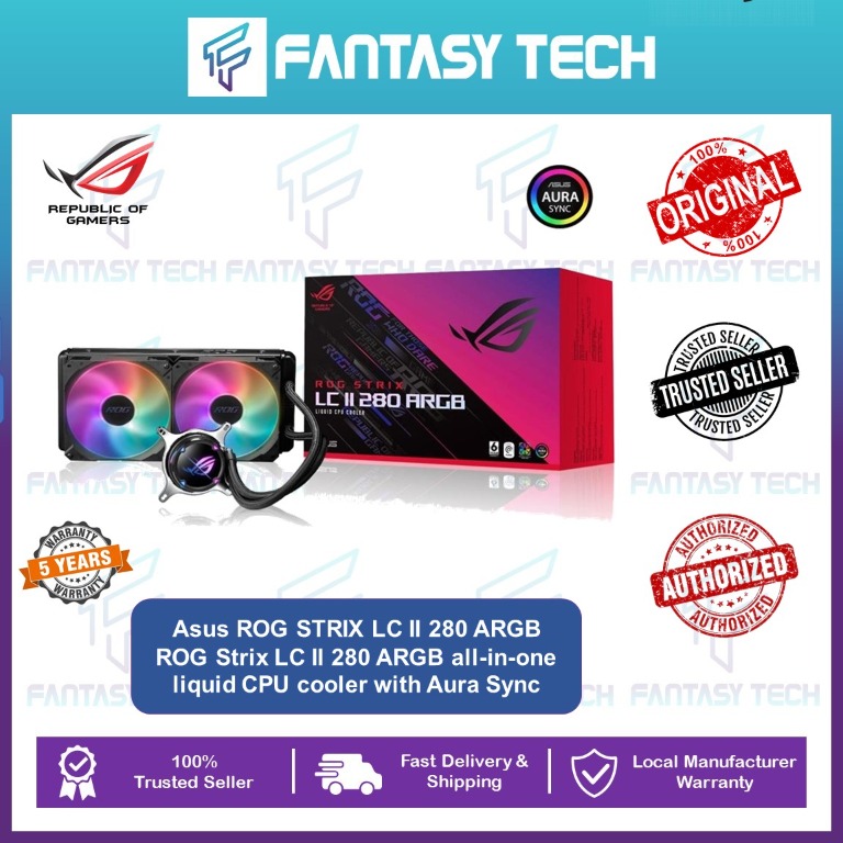 Asus ROG STRIX LC II 280 ARGB ROG Strix LC II 280 ARGB all-in-one ...