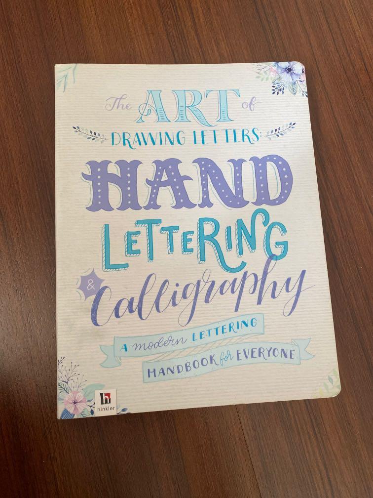 Buku Latihan Kaligrafi / Drawing Letters Calligraphy Book, Buku & Alat Tulis, Buku di Carousell