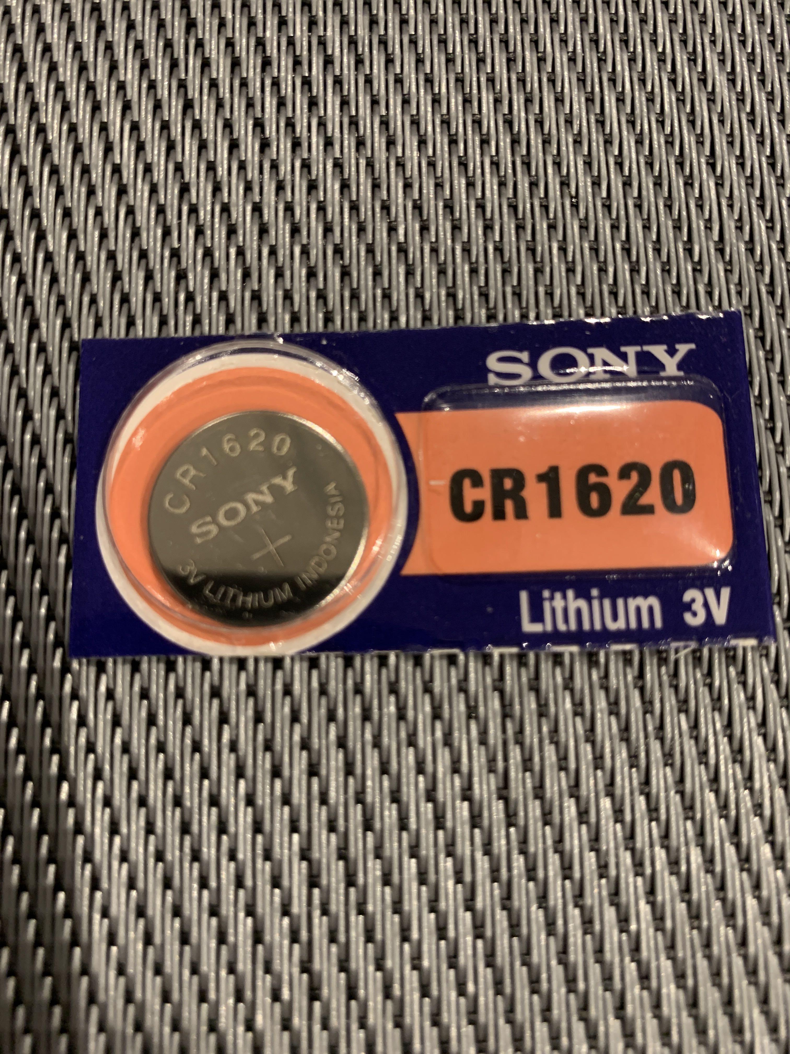 SONY Cell Lithium Battery CR1620, Mobile Phones & Gadgets, Mobile ...