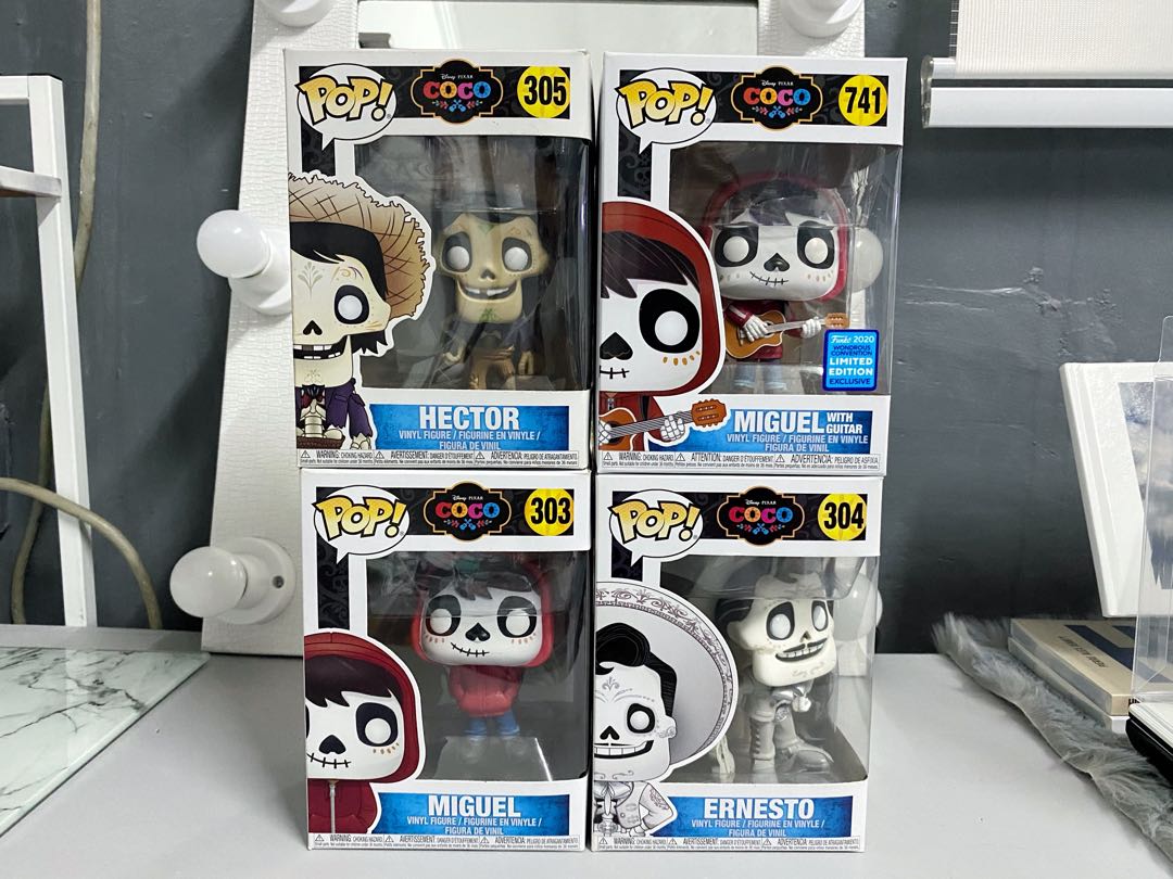 Coco Funko Pop Set (Without Ernesto and Miguel Reg), Hobbies & Toys ...