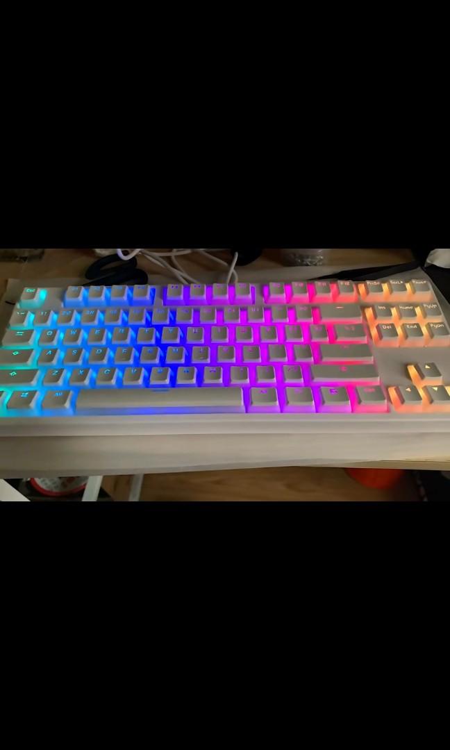 Custom TKL 87Keys RGB Mechanical Gaming Keyboard ( HOTSWAP ), Computers ...