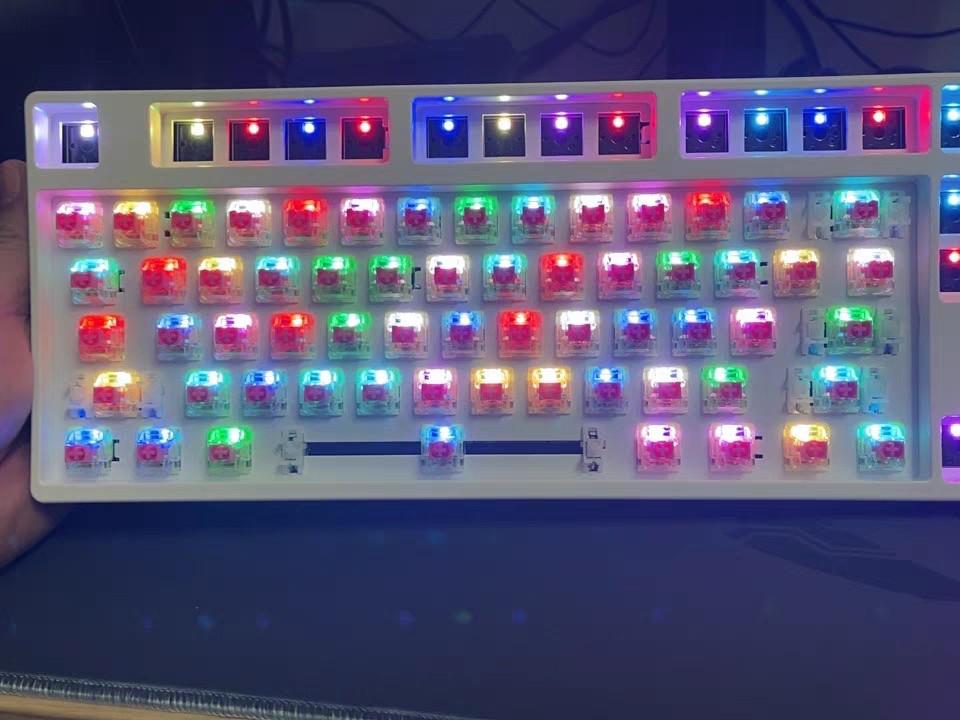Custom TKL 87Keys RGB Mechanical Gaming Keyboard ( HOTSWAP ), Computers ...