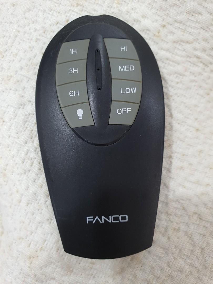 Fanco FF9 56" Ceiling Fan with Remote Control, Furniture & Home Living ...