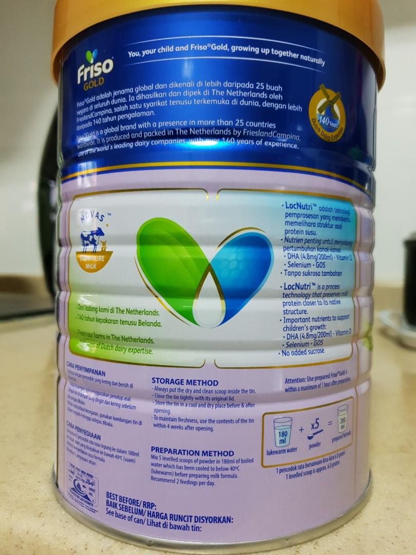 FRISO 4 (New formula), Babies & Kids, Nursing & Feeding, Weaning ...