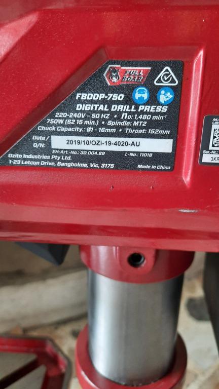 Full Boar Digital Drill Press, Commercial & Industrial, Construction ...