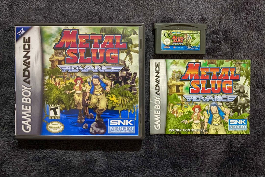 GBA Metal Slug, Video Gaming, Video Games, Nintendo on Carousell