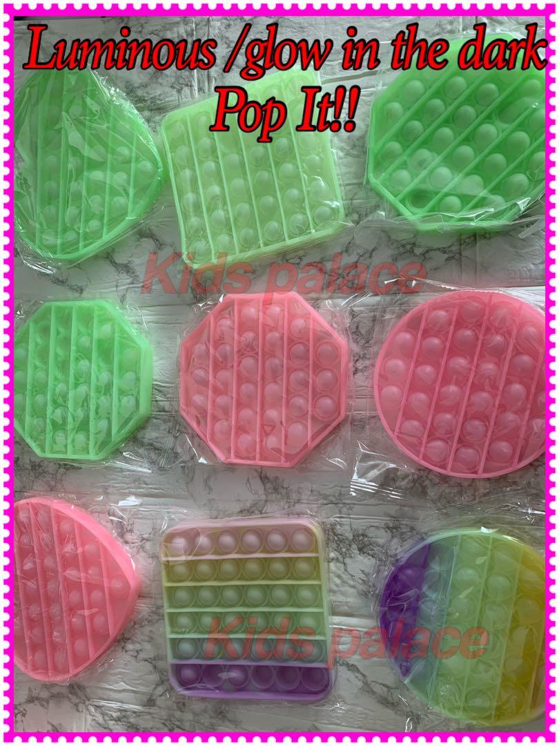 glow in the dark pop it fidget toy !! sensory toy which are suitable ...