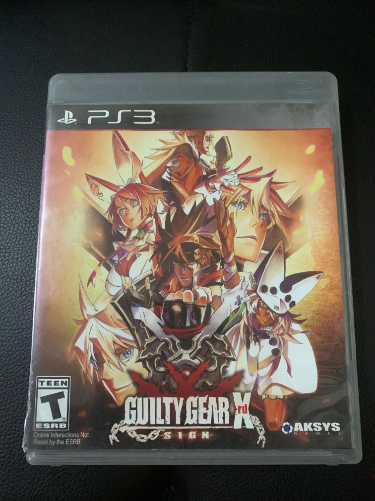 Guilty Gear Xrd SIGN for PS3, Video Gaming, Video Games, PlayStation on ...