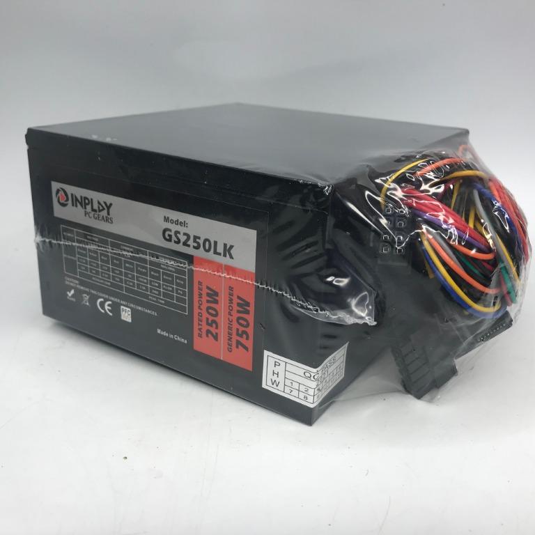 INPLAY GS250LK BIG FAN POWER SUPPLY UNIT/ PSU 750 WATT GENERIC, 8-PIN ...