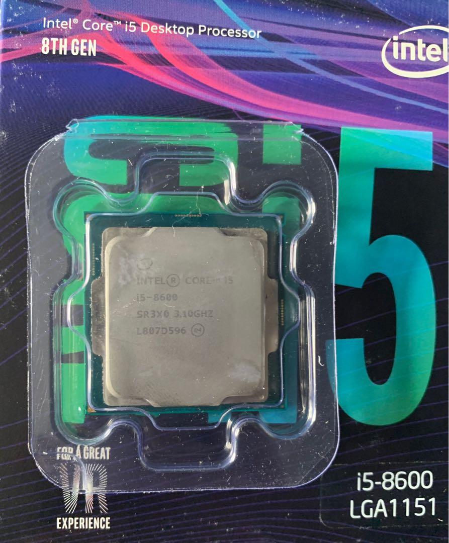Intel i5-8600 + H310M motherboard, Computers & Tech, Parts ...