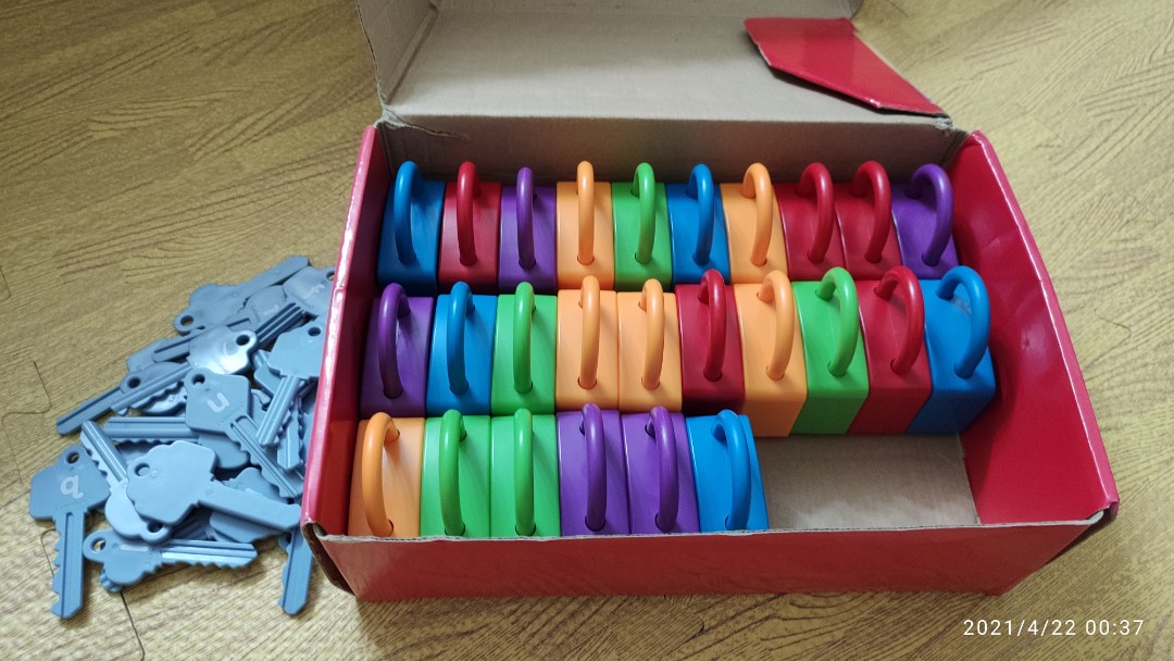 lakeshore alphabet locks, Hobbies & Toys, Toys & Games on Carousell