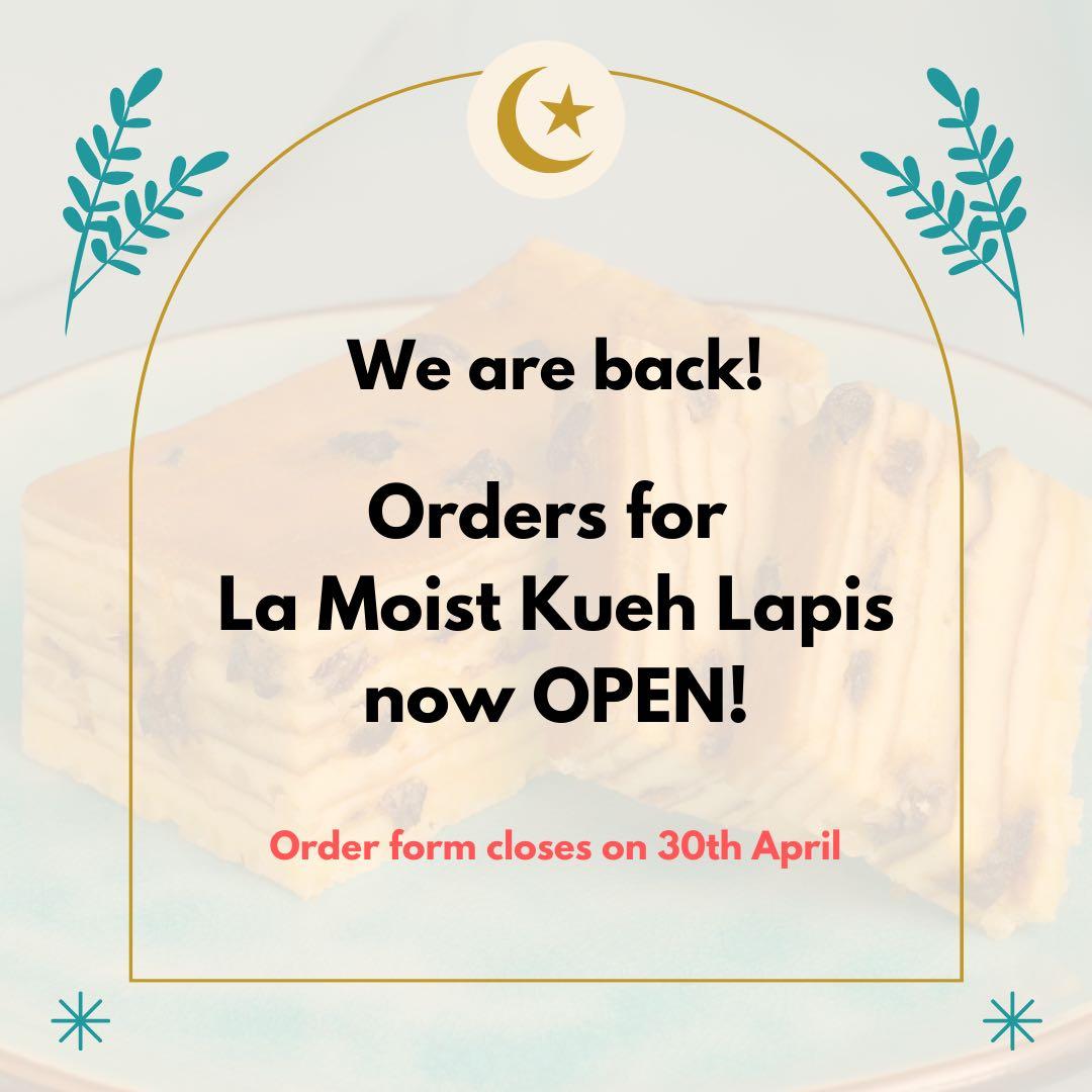 Lamoist Batam layer cake, Food & Drinks, Homemade Bakes on Carousell
