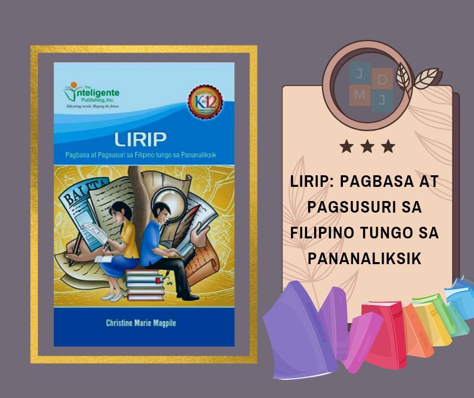 LIRIP: Pagbasa at Pagsusuri sa Filipino tungo sa Pananaliksik, Hobbies ...