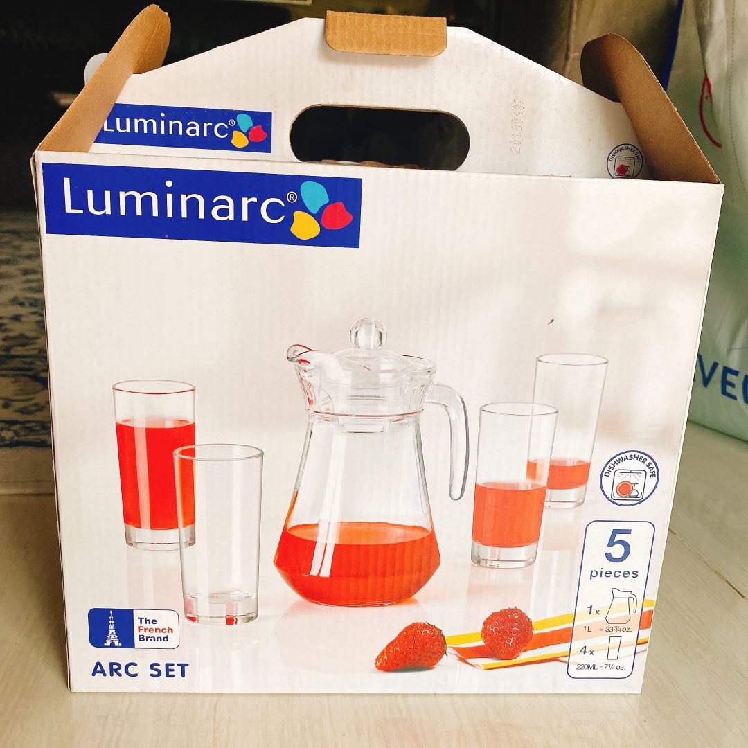 Luminarc Arc Set, Furniture & Home Living, Kitchenware & Tableware ...