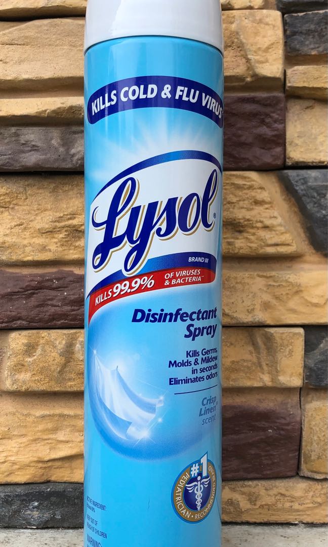 Lysol disinfectant spray 510 grams, Beauty & Personal Care, Sanitizers ...