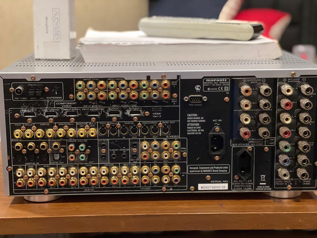Marantz SR8002 - prior flagship model, Audio, Other Audio Equipment on ...
