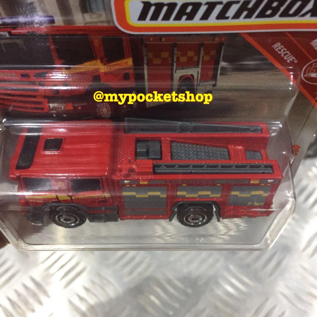 (SOLD) Matchbox SCANIA P 360 - Fire Engine / Truck / Hot Wheels ...