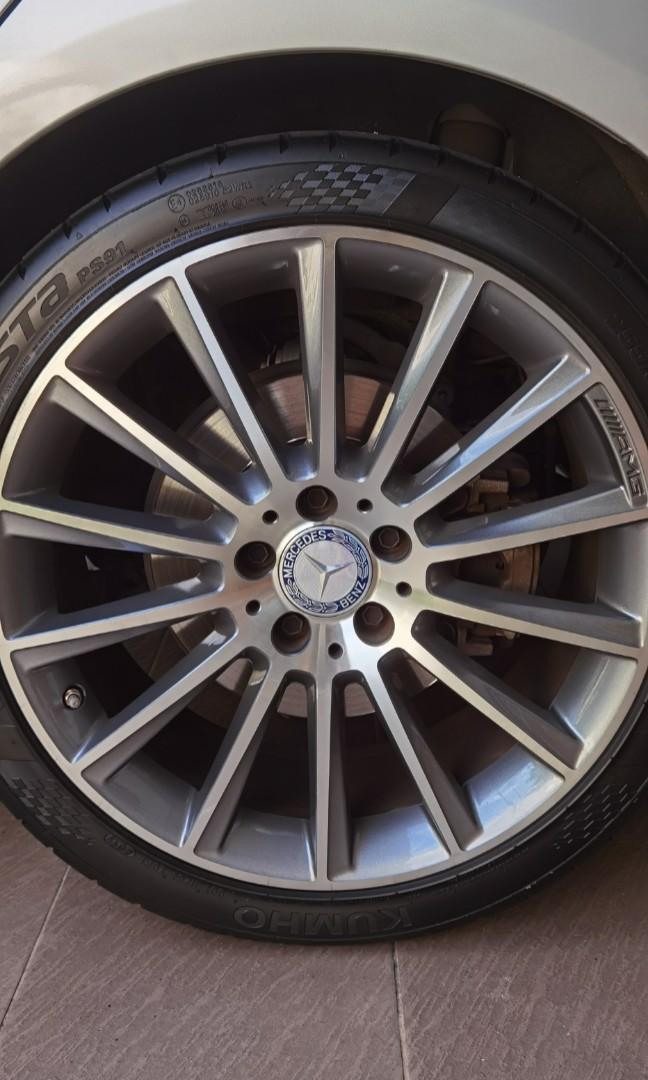 Mercedes only front LEFT side original rim rims for AMG c300, c350e ...