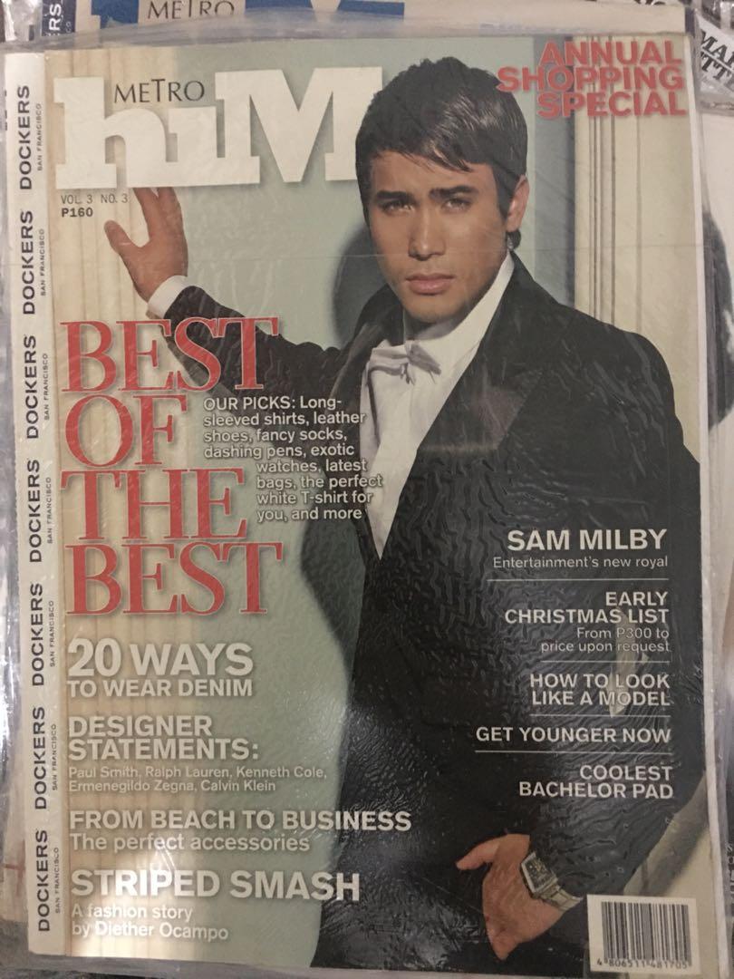Metro Him Magazine - bundled 4 issues, Hobbies & Toys, Books ...