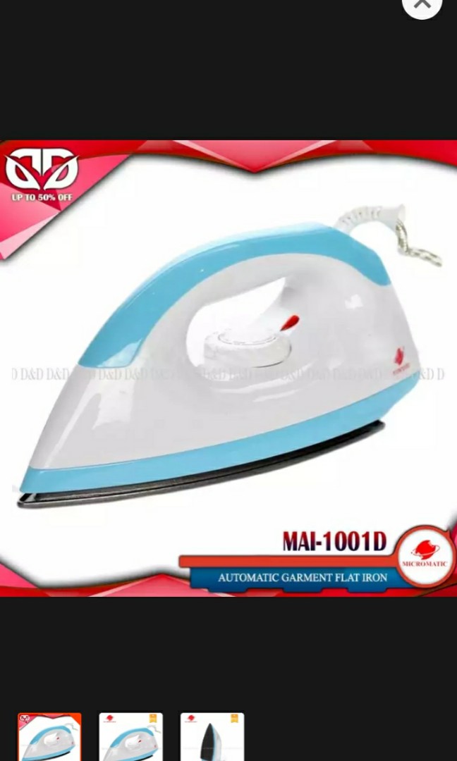Micromatic de luxe automatic garment flat iron (URU) khat, TV & Home ...