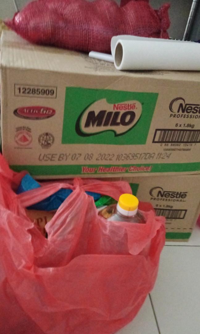 Milo tin per carton 70, Babies & Kids, Bathing & Changing, Diapers ...
