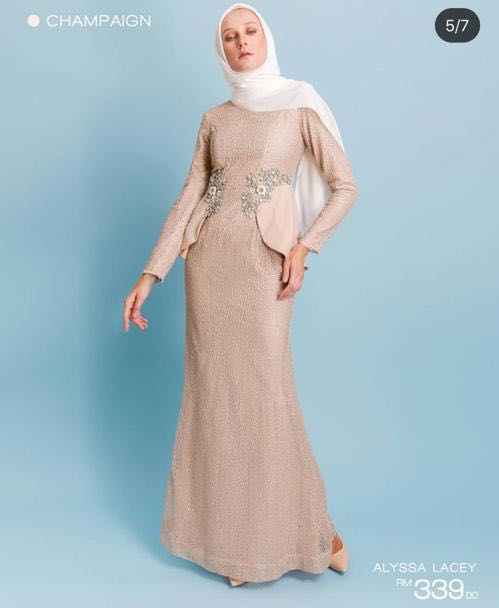 BAJU RAYA MINAZ , Women's Fashion, Muslimah Fashion, Dresses on Carousell