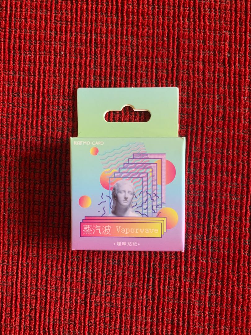 MO Card Sticker - Vaporwave, Hobbies & Toys, Stationery & Craft ...