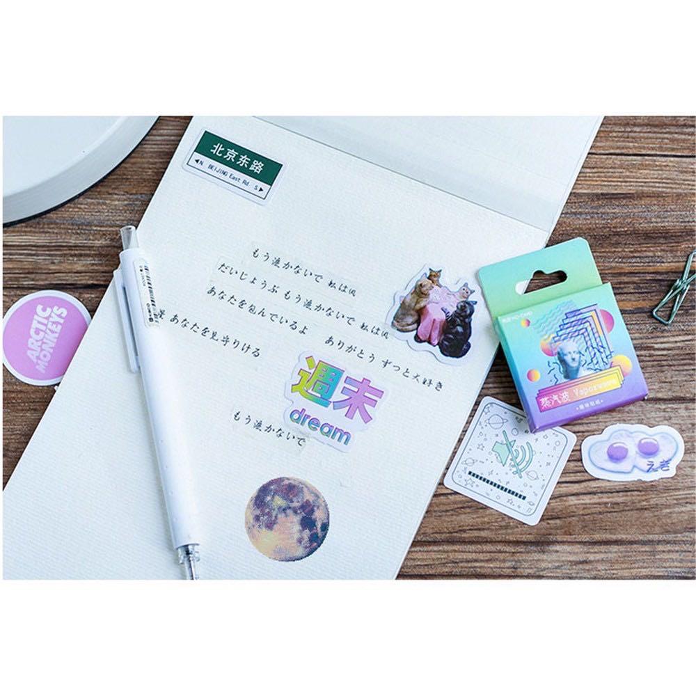 MO Card Sticker - Vaporwave, Hobbies & Toys, Stationery & Craft ...