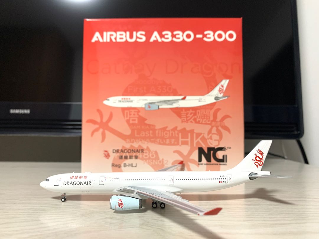 NG Models DragonAir/Cathay Dragon Airbus A330-300 ‘Old’ Livery B-HLJ 1: ...