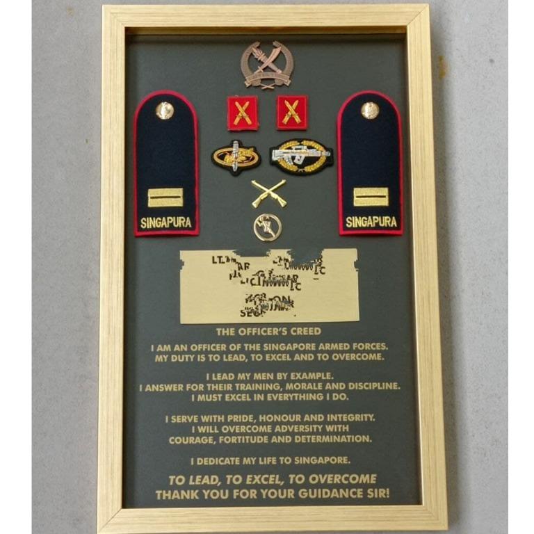 Officer/ Sergeant Creed - Commissioning Gift - Army/ Navy/ Airforce ...
