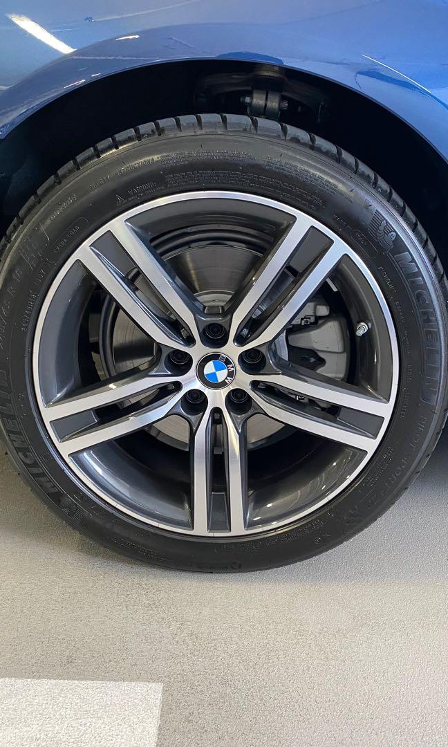 Original BMW 18" light alloy wheels with runflat tyres, Car Accessories ...