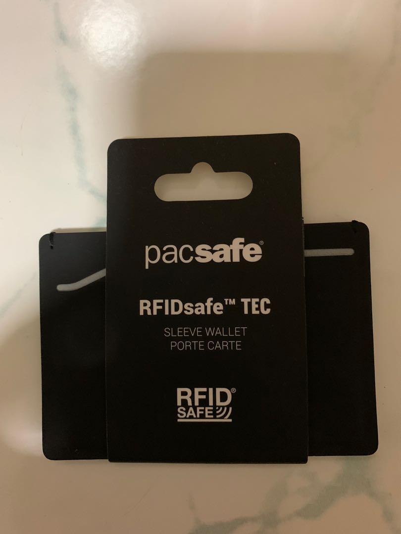 Pacsafe RFIDsafe TEC Sleeve Wallet Porte Carte, Men's Fashion, Watches ...