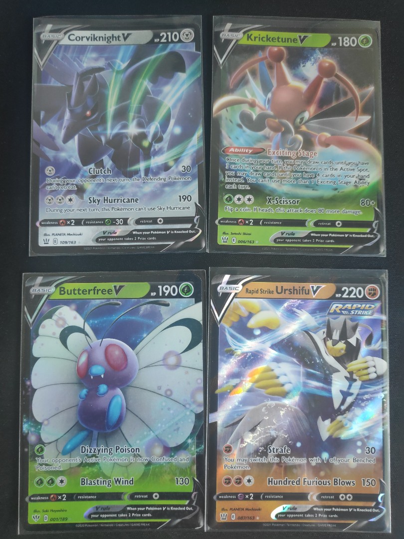 Pokemon TCG English Assorted V Cards, Hobbies & Toys, Toys & Games on ...