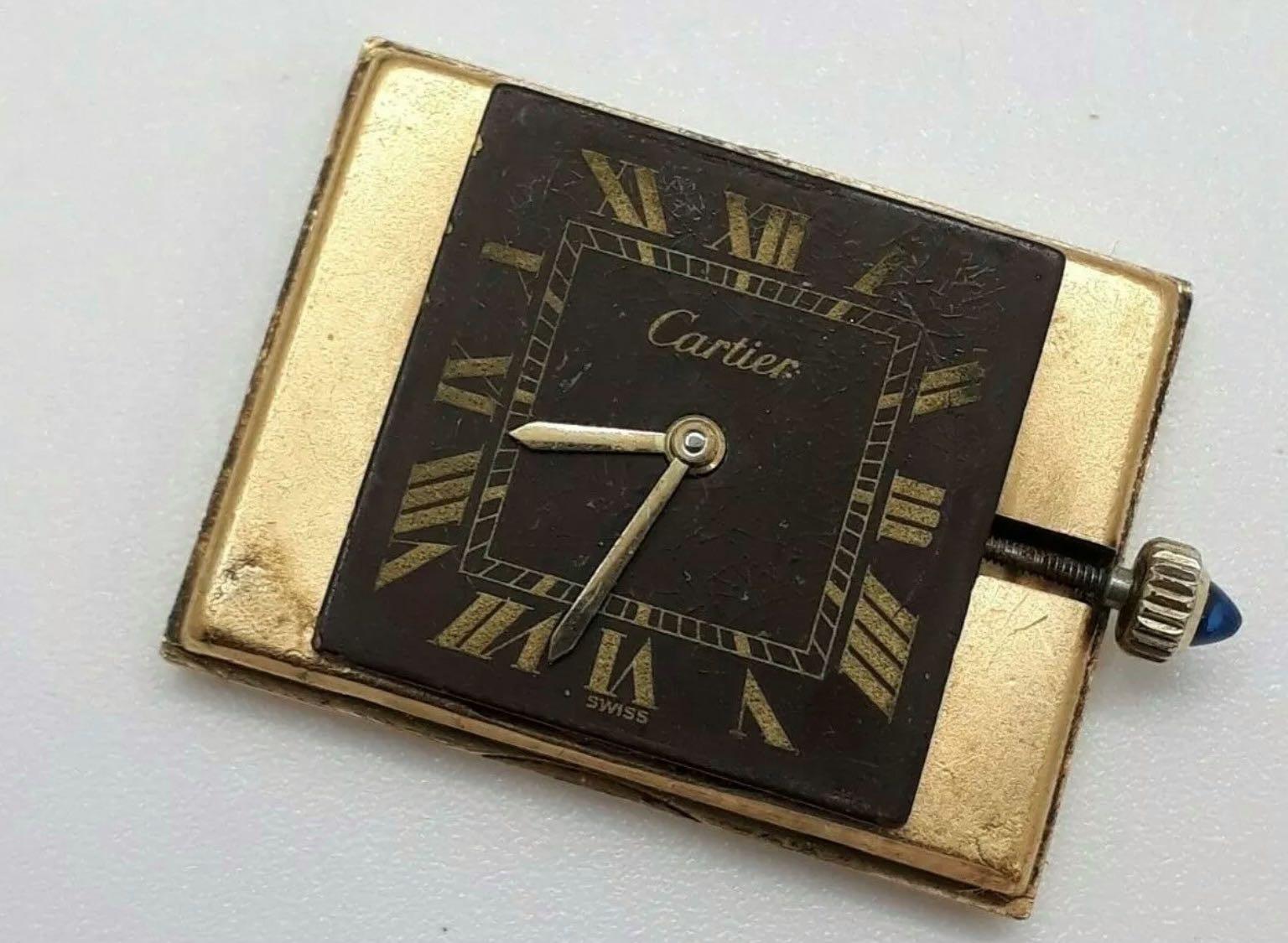 Rare Vintage Cartier Tank Stepped Case, Luxury, Watches on Carousell
