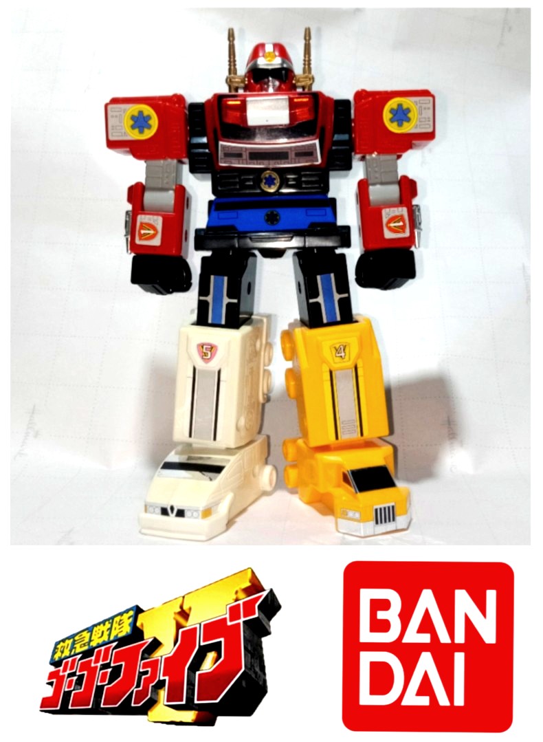 Sentai super robot bandai gogofive victory speed robot action figure ...
