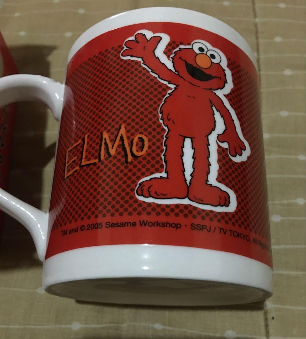 Sesame Elmo Cup, Food & Drinks, Beverages on Carousell