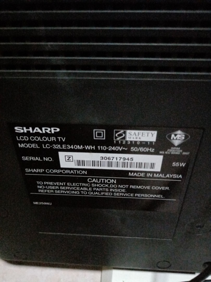 Sharp LED TV, TV & Home Appliances, TV & Entertainment, TV on Carousell