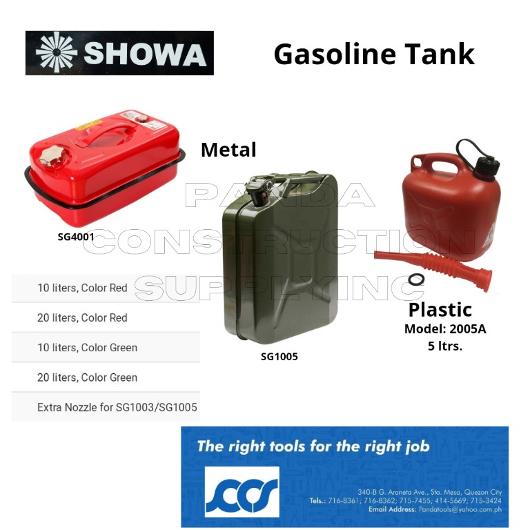 SHOWA GASOLINE TANK, Commercial & Industrial, Industrial Equipment on ...