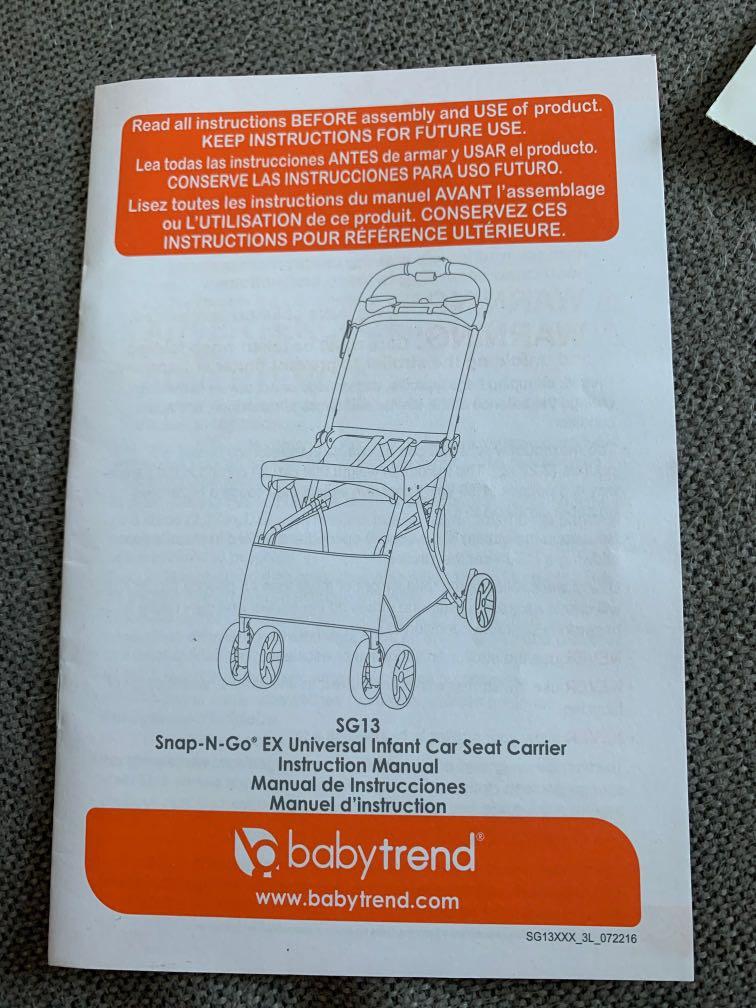 Snap n go Baby Trend Stroller frame, Babies & Kids, Going Out ...
